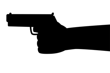 Simple for murder or criminal isolated on white Vector Image