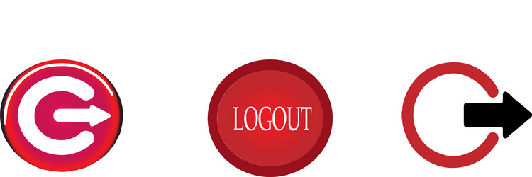 Logout Icon Png Red