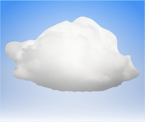 Single Cloud Vector Images (over 7,600)