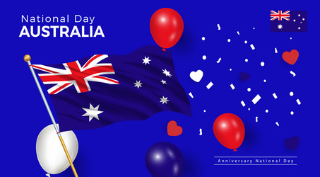 National day poster template for a countrys Vector Image