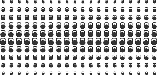 Weight scales shape halftone effect Royalty Free Vector