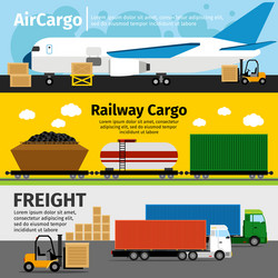 Poster air cargo services Royalty Free Vector Image