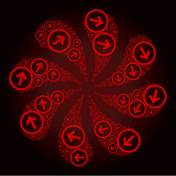 Clockwise Arrow Vector Images (over 6,500)