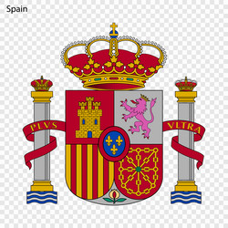 Spain royal emblem Royalty Free Vector Image - VectorStock