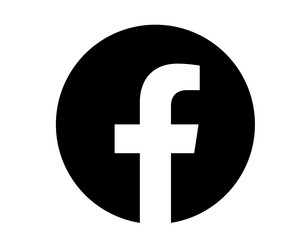 Facebook social media icon logo symbol design Vector Image