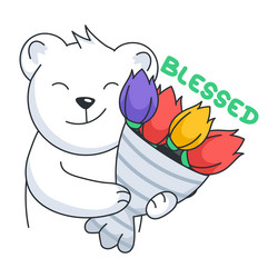 Blessed Royalty Free Vector Image - VectorStock