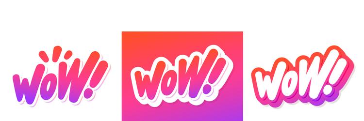 Fundraising event lettering banners set Royalty Free Vector