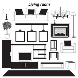 Door opening cartoon open and closed living room Vector Image