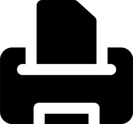 Printing machine Royalty Free Vector Image - VectorStock