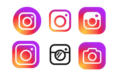 Instagram logo Royalty Free Vector Image - VectorStock