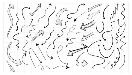 Hand Drawn Straight Arrow Vector Images (over 490)