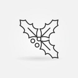 Holly Outline Vector Images (over 4,400)