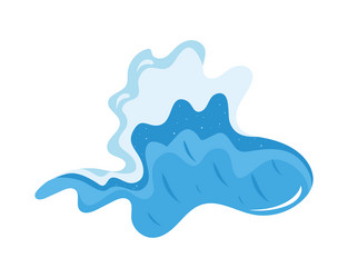 Sea saltwater waves Royalty Free Vector Image - VectorStock