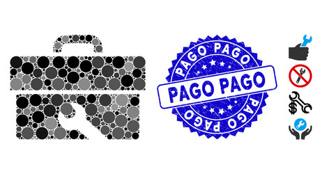 Pago Stamp Rubber Vector Images (41)