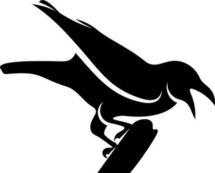 Raven in Flight Logo Symbol Vector Images (over 360)