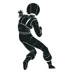 Spaceman Silhouette Vector Images (over 1,500)