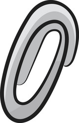 File clipper Royalty Free Vector Image - VectorStock