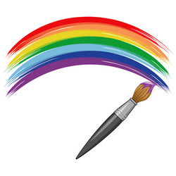Rainbow Paint Brush Vector Images (over 10,000)