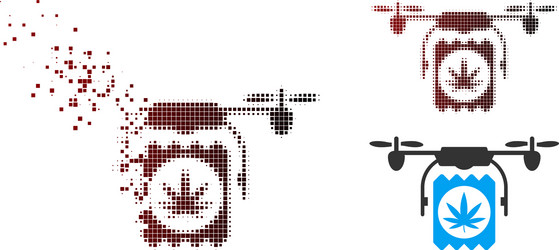 Cannabis Pixel Weed Vector Images (over 100)