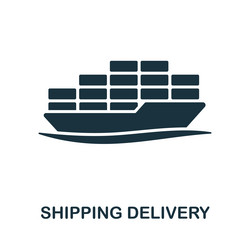 Consignor icon line simple line shipping icon Vector Image