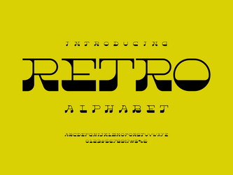 Retro Line Font Vector Images (over 28,000)