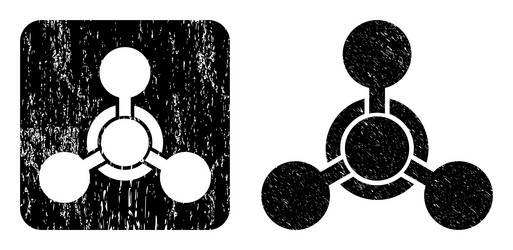 Poison inside rubber stamp Royalty Free Vector Image