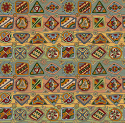 Filipino traditional yakan pattern Royalty Free Vector Image