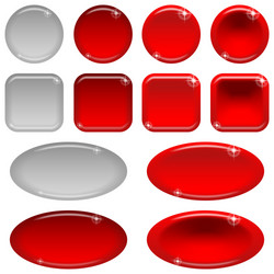 Glass button Royalty Free Vector Image - VectorStock