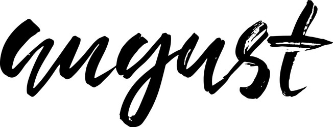 August Font Vector Images (over 1,600)