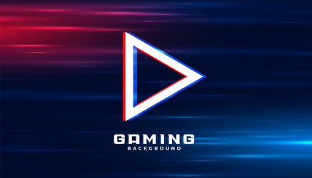 Modern offline gaming streamline banner Royalty Free Vector
