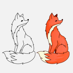 Fox Outline Vector Images (over 5,100)