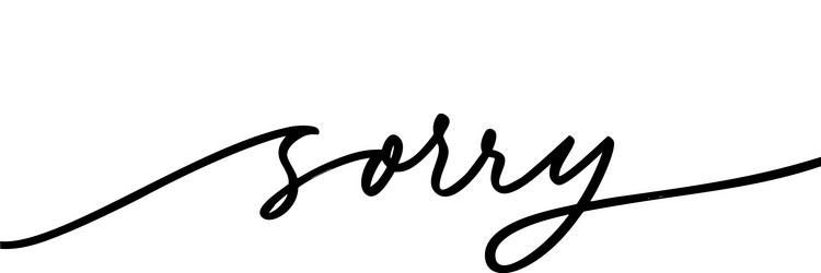 With sympathy hand drawn calligraphy Royalty Free Vector