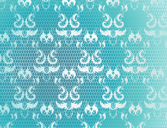 Lace blue background Royalty Free Vector Image