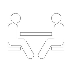 Round Table Discussion Icon Vector Images (over 590)