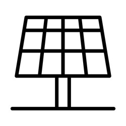 Solar cell icon Royalty Free Vector Image - VectorStock