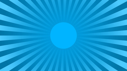 Blue abstract rays circle background Royalty Free Vector