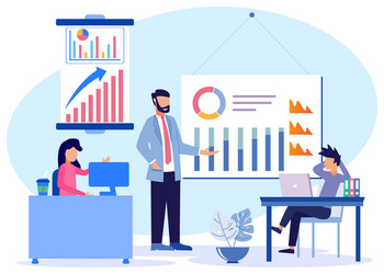 Business Character Analyst Cartoon Vector Images (over 1,400)
