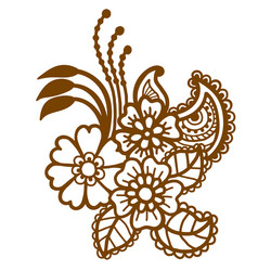 Mehndi design patterns Royalty Free Vector Image