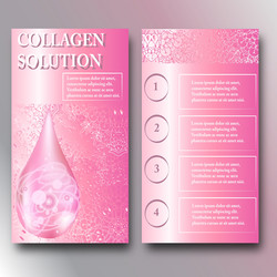 Original template for beauty and spa booklet Vector Image