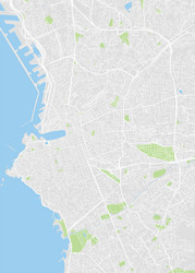 City map marseille travel poster design Royalty Free Vector