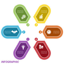 6 Point Infographic Vector Images (over 340)