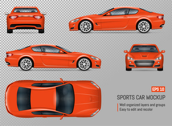 Realistic Car Top View Vector Images (over 710)