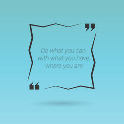 Citation text box Royalty Free Vector Image - VectorStock