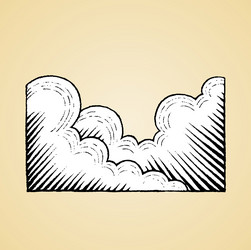 Woodcut Clouds Drawing Vector Images (over 180)
