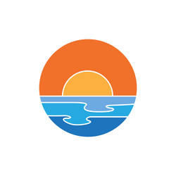 Sunset Circle Logo Vector Images (over 8,000)