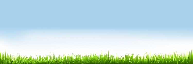 Header with grass Royalty Free Vector Image - VectorStock