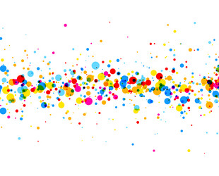 Background with color drops Royalty Free Vector Image