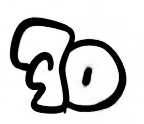 Graffiti Numbers Vector Images (over 3,500)