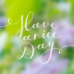 Have a bright day motivation card Royalty Free Vector Image