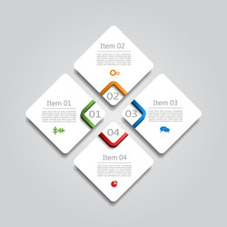 Circular gantt chart and timeline infographic Vector Image